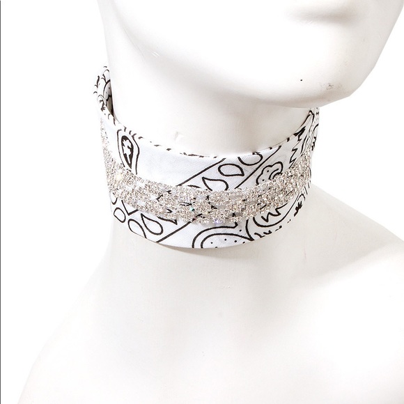Jewelry | Bandana Stone Choker | Poshmark